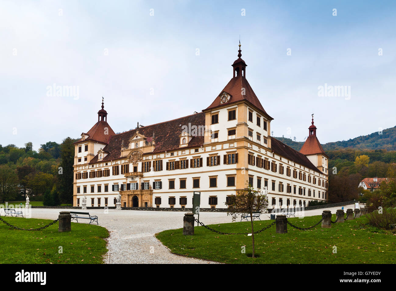 Schloss Eggenberg castle, Graz, Styria, Europe Stock Photo - Alamy