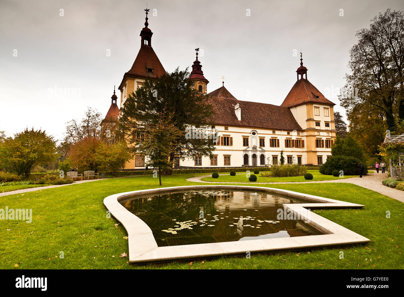 Schloss Eggenberg castle, Graz, Styria, Europe Stock Photo - Alamy