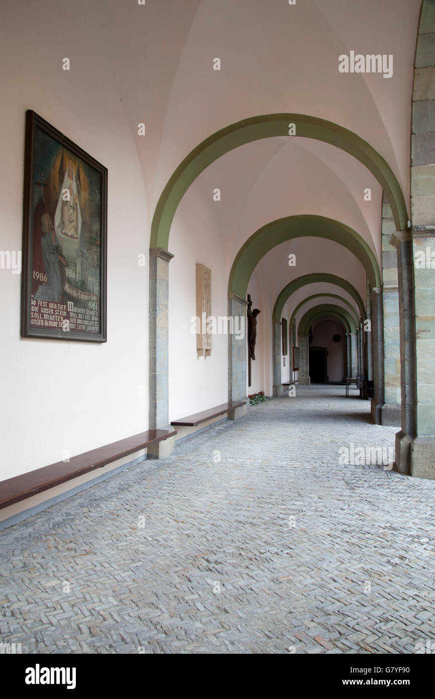 Cloister, Wallfahrtsbasilika Mariae Heimsuchung basilica, pilgrimage ...