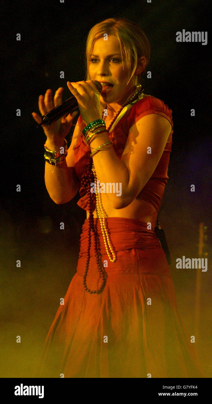 Natasha Bedingfield - ICA - London. Singer Natasha Bedingfield performs ...