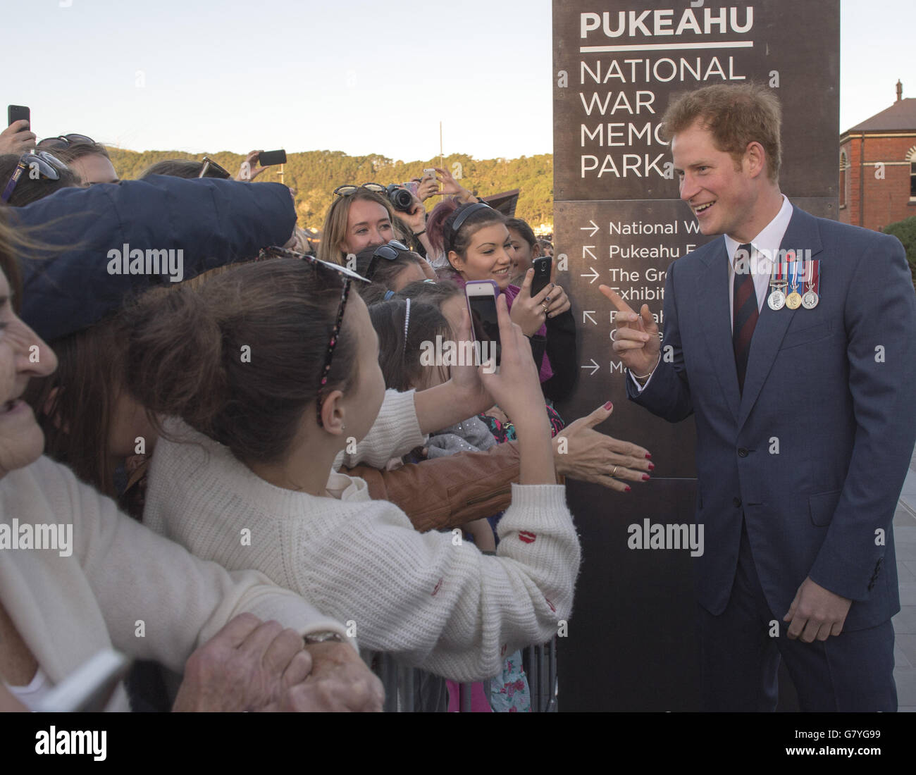 Visit pukeahu national war memorial park hi-res stock photography and ...