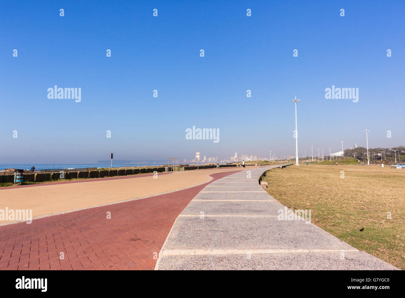 Beach ocean coastline promenade infrastructure for lifestyle recreation ...