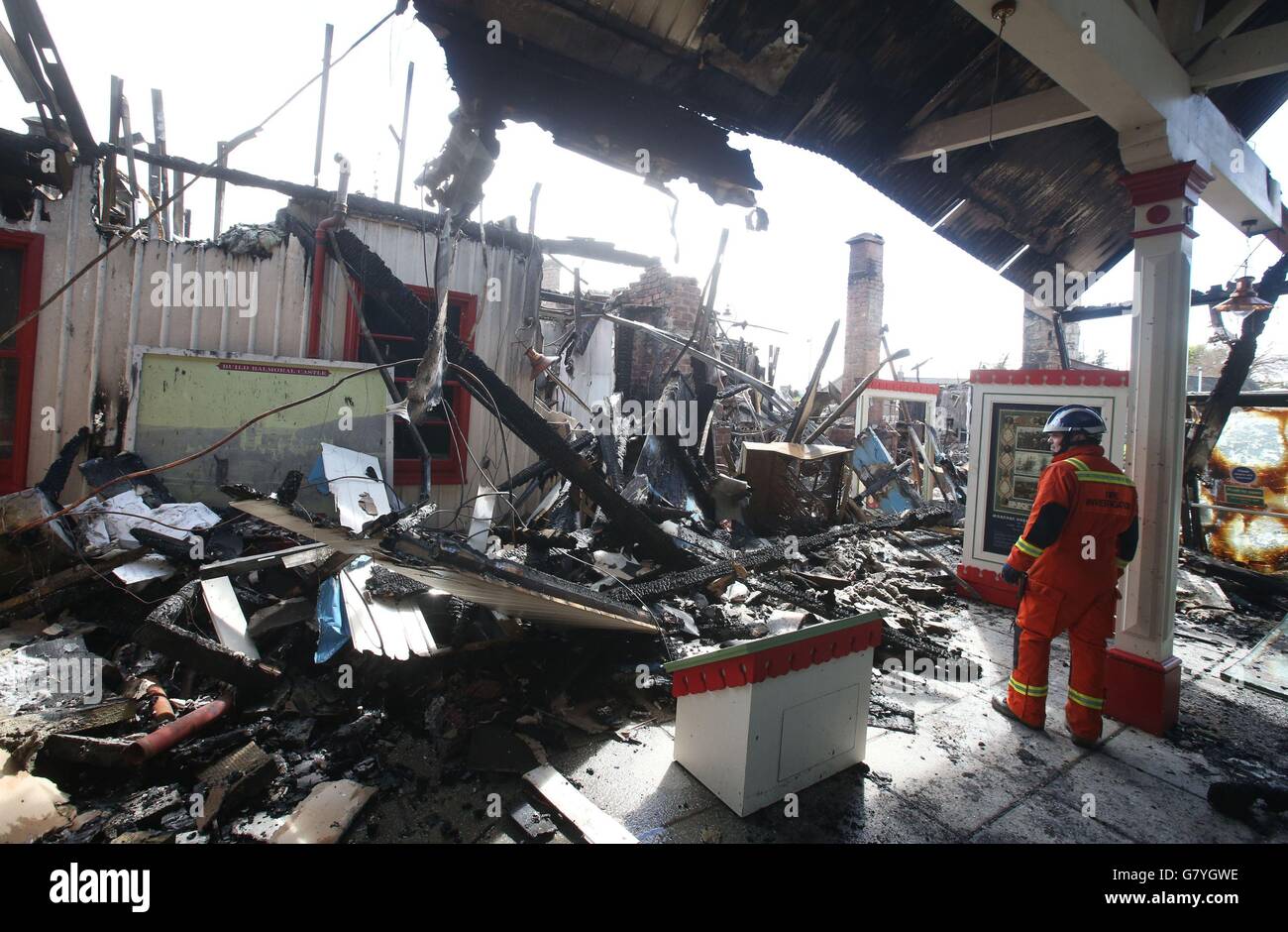 Old Royal Station fire Stock Photo - Alamy