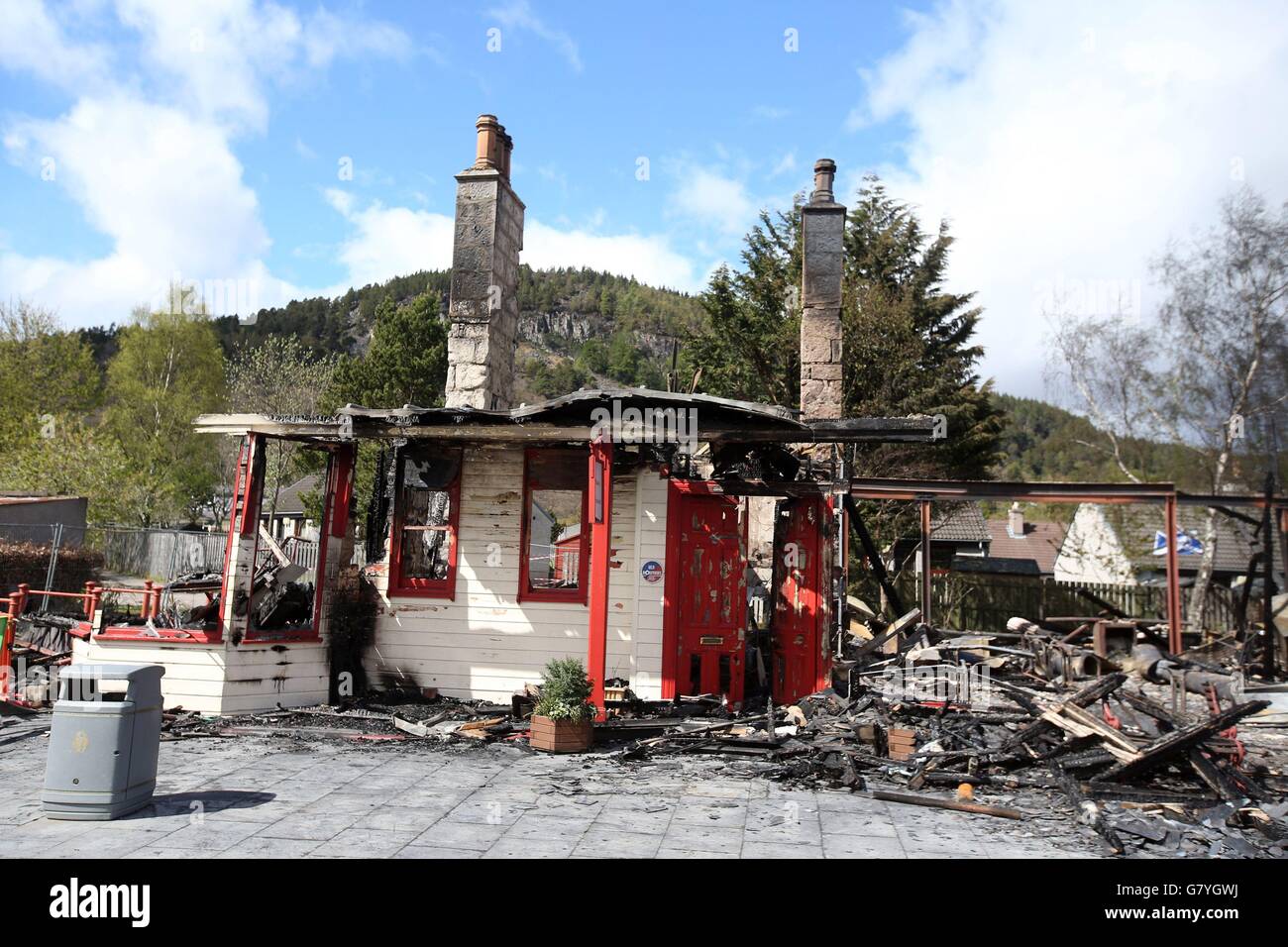 Old Royal Station fire Stock Photo - Alamy