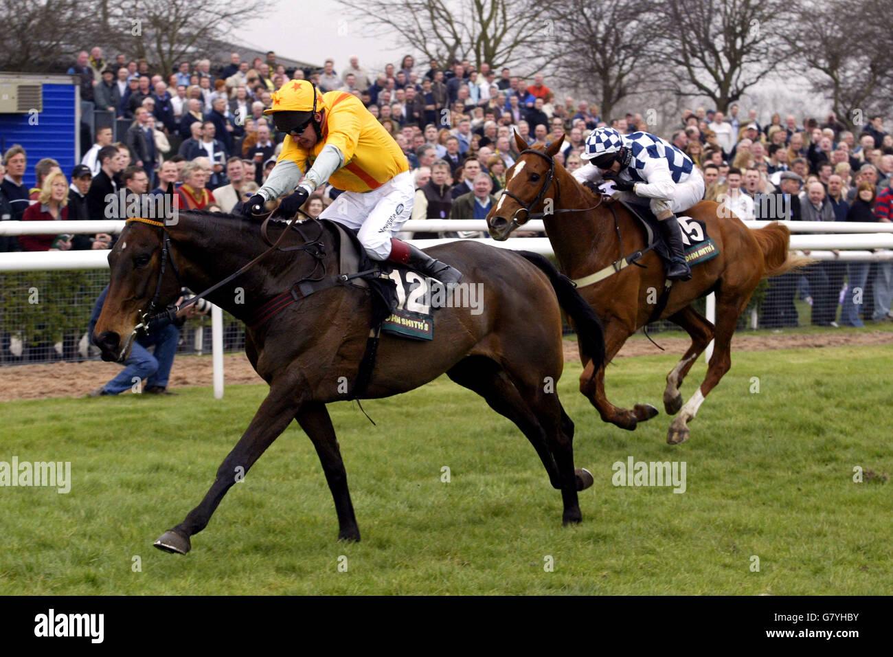 Horse Racing - Uttoxeter Racecourse. Philson Run and jockey Paul ...