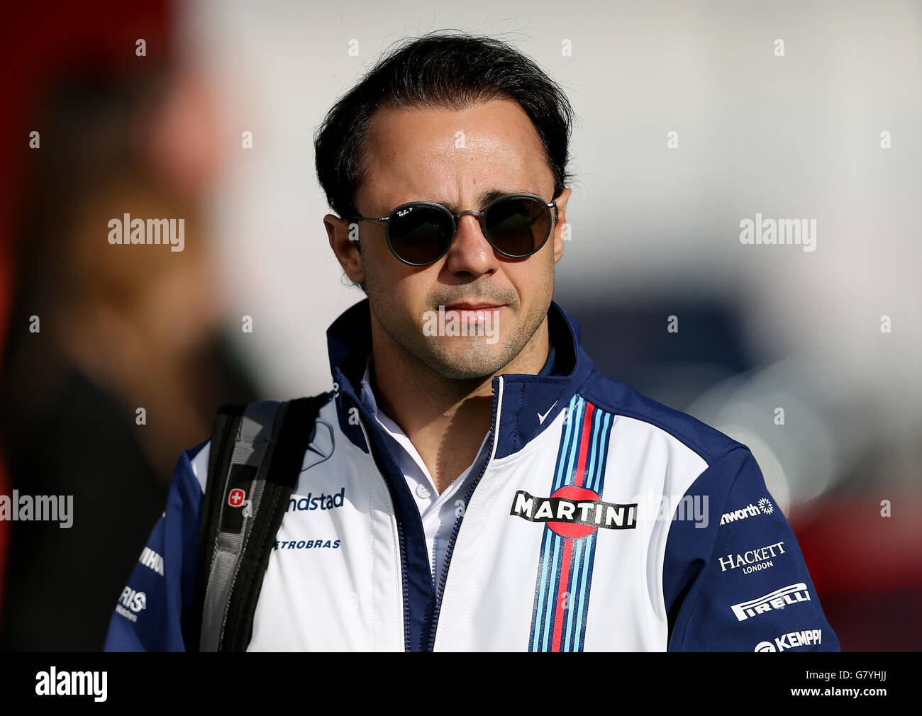 Williams Felipe Massa during the practice day at the Circuit de ...