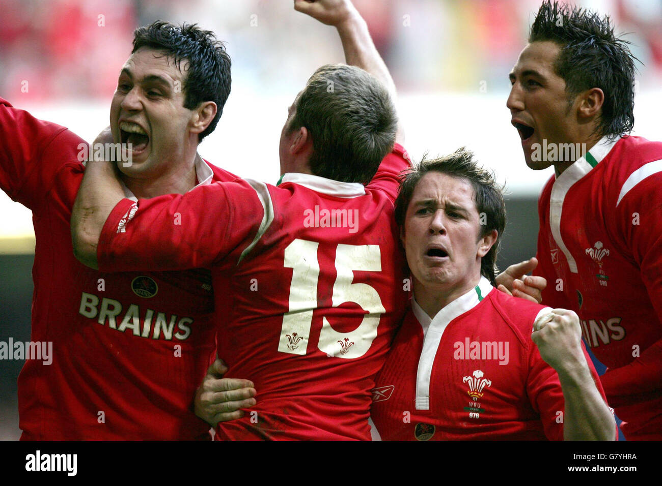 Rugby union rbs nations championship 2005 wales ireland millennium ...