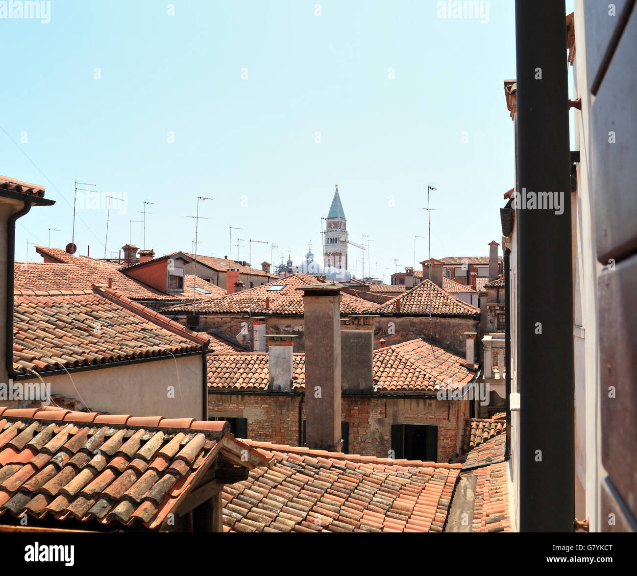 Roofs of Venice Stock Photo - Alamy