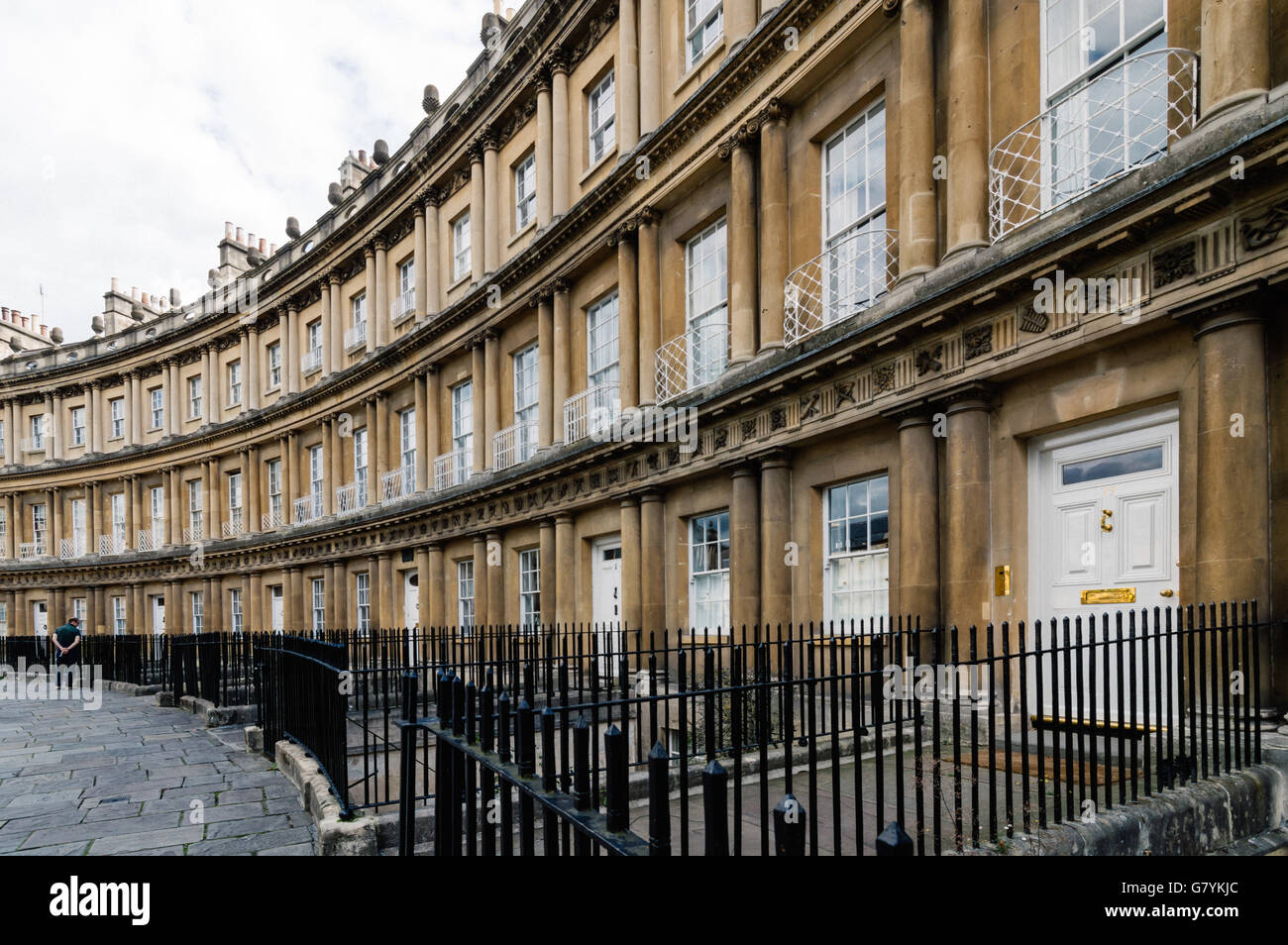 Famous example of georgian architecture in the city of bath hi-res ...