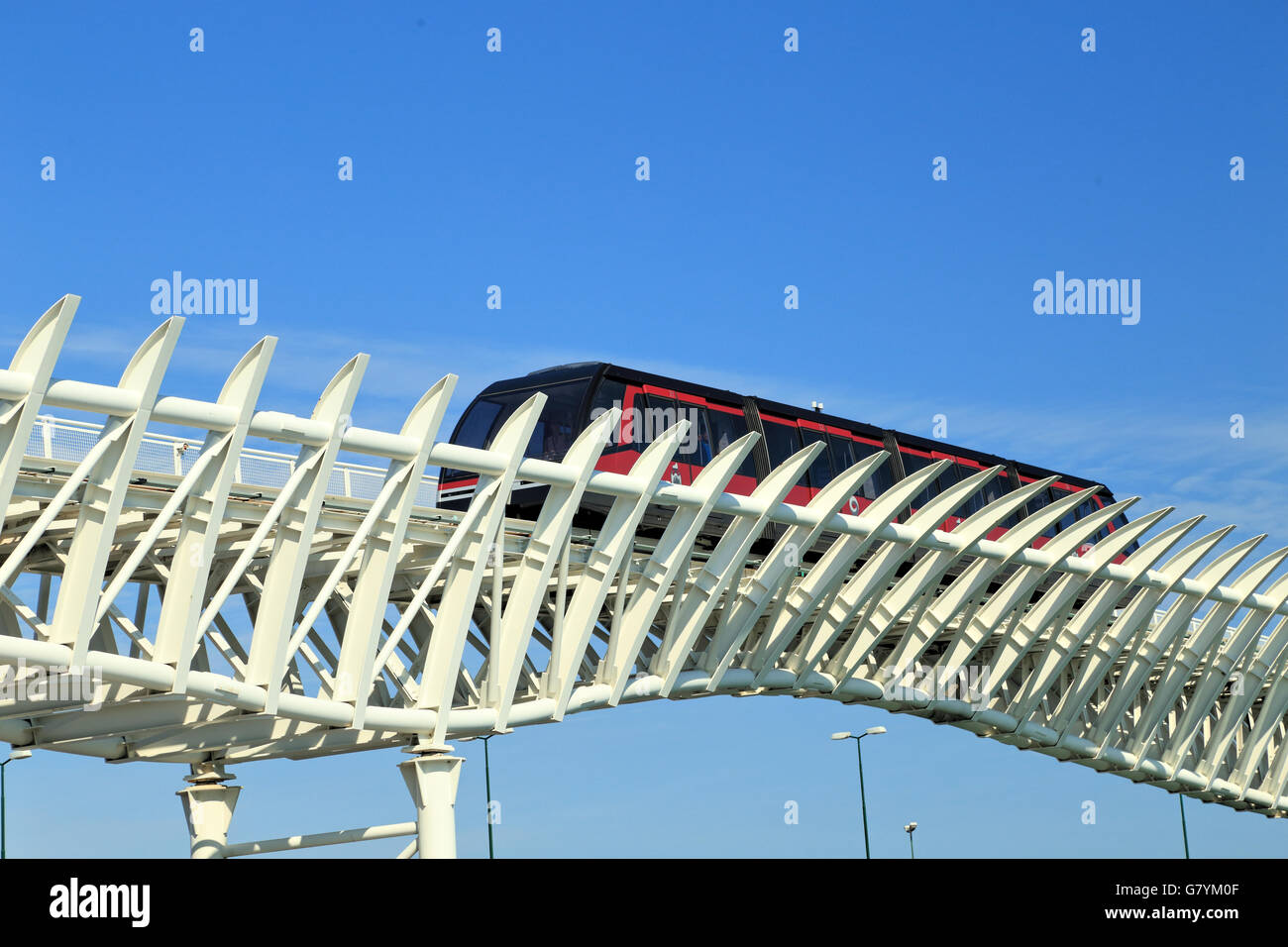 Bridge of the Venice People Mover Stock Photo - Alamy