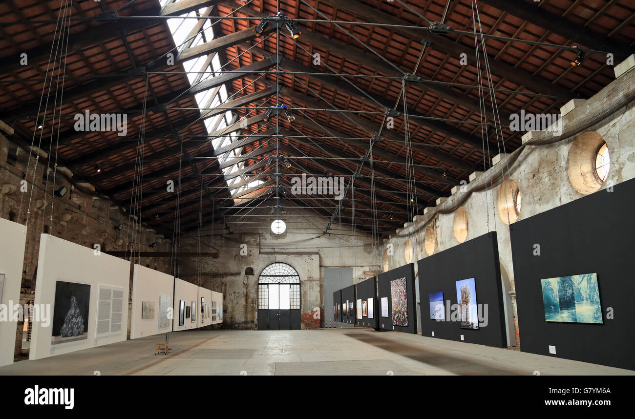 Biennale - Arte Laguna Prize 2016 at the Arsenale of Venice Stock Photo ...