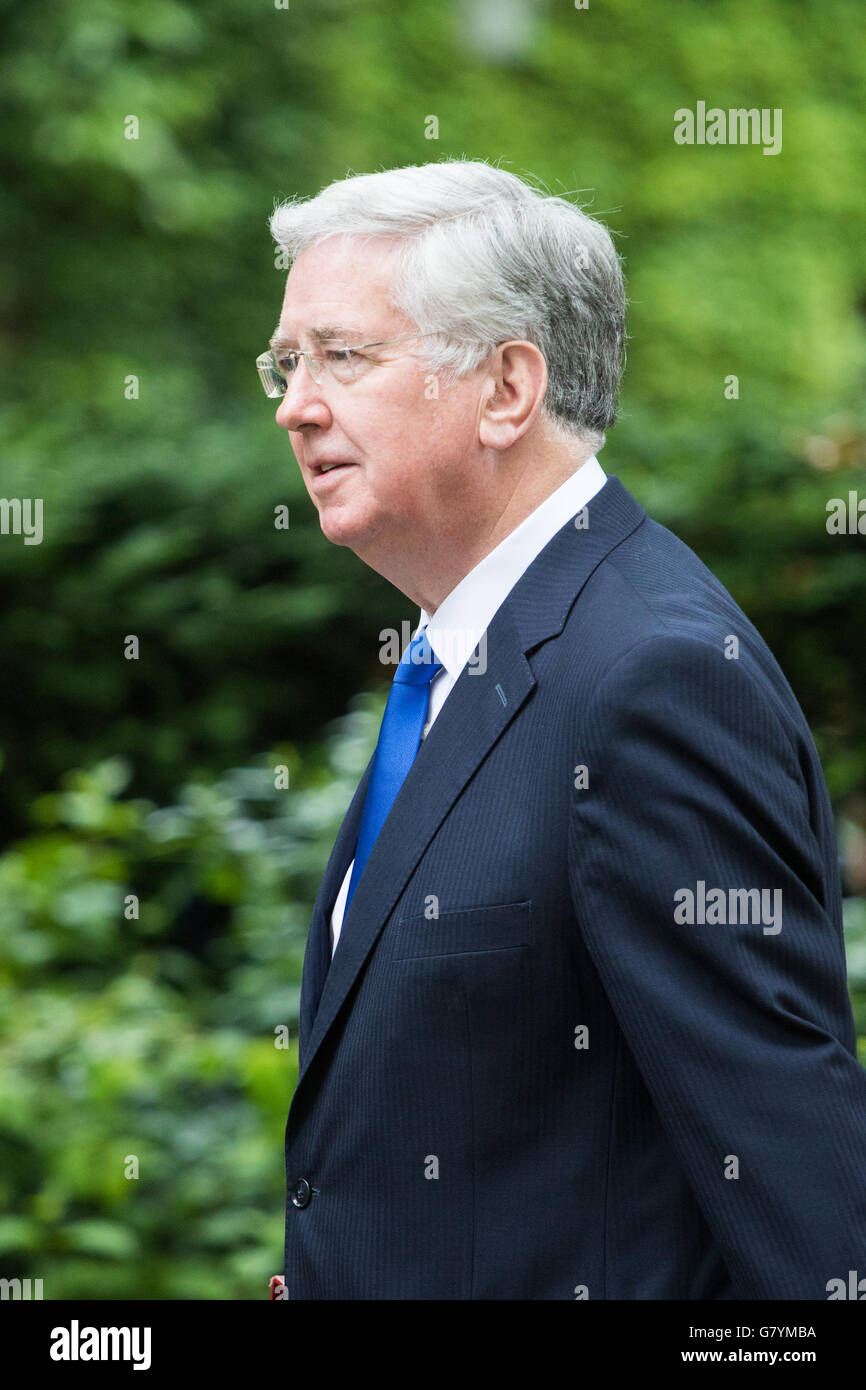 Downing Street, London, June 27th 2015. Defence Secretary Michael ...