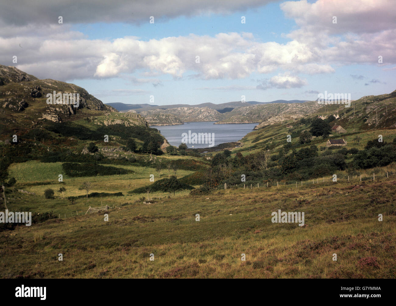 Loch laxford seen through the hills hi-res stock photography and images ...
