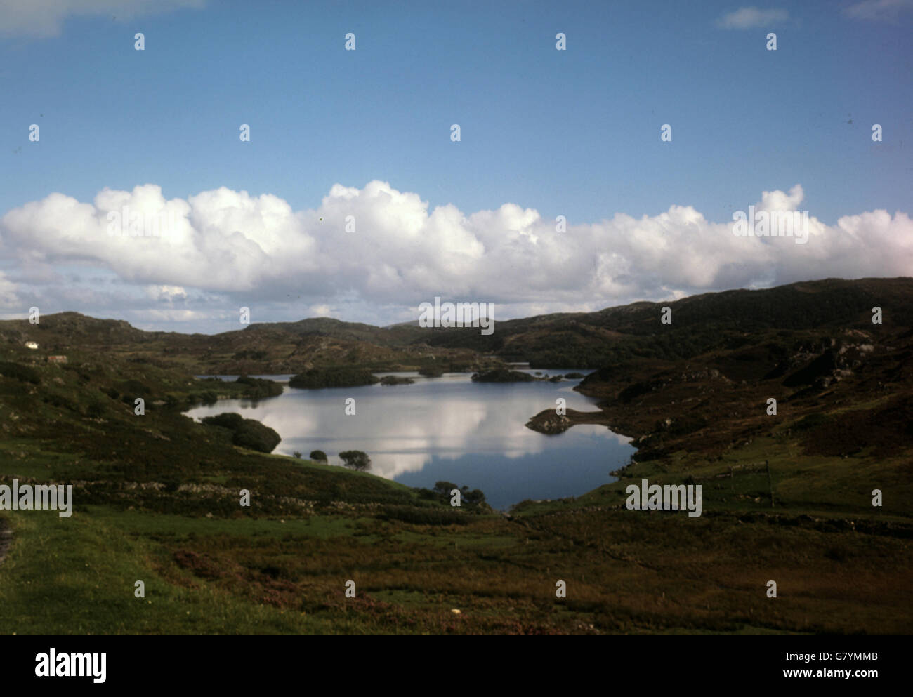 Buildings and Landmarks - Loch Drumbeg - Sutherland, Scotland Stock ...