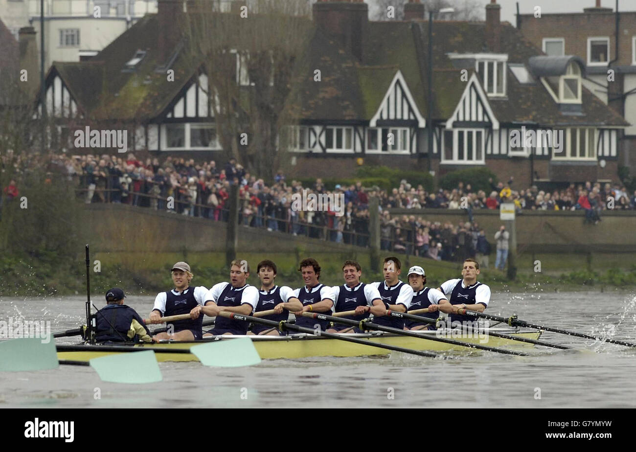 Rowing - Oxford v Cambridge 151st University Boat Race Stock Photo - Alamy