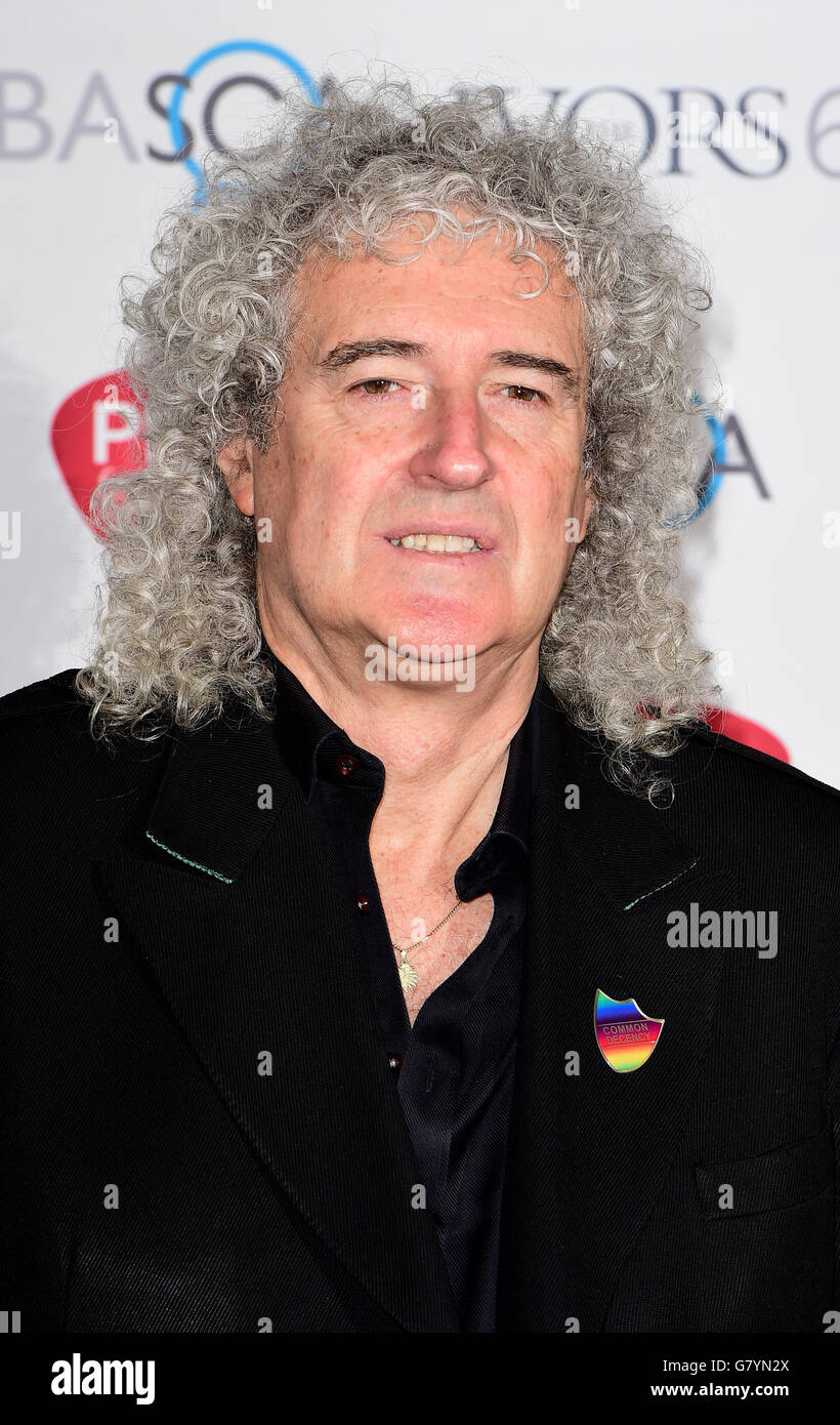 Brian may arriving for the 60th annual ivor novello awards hi-res stock ...