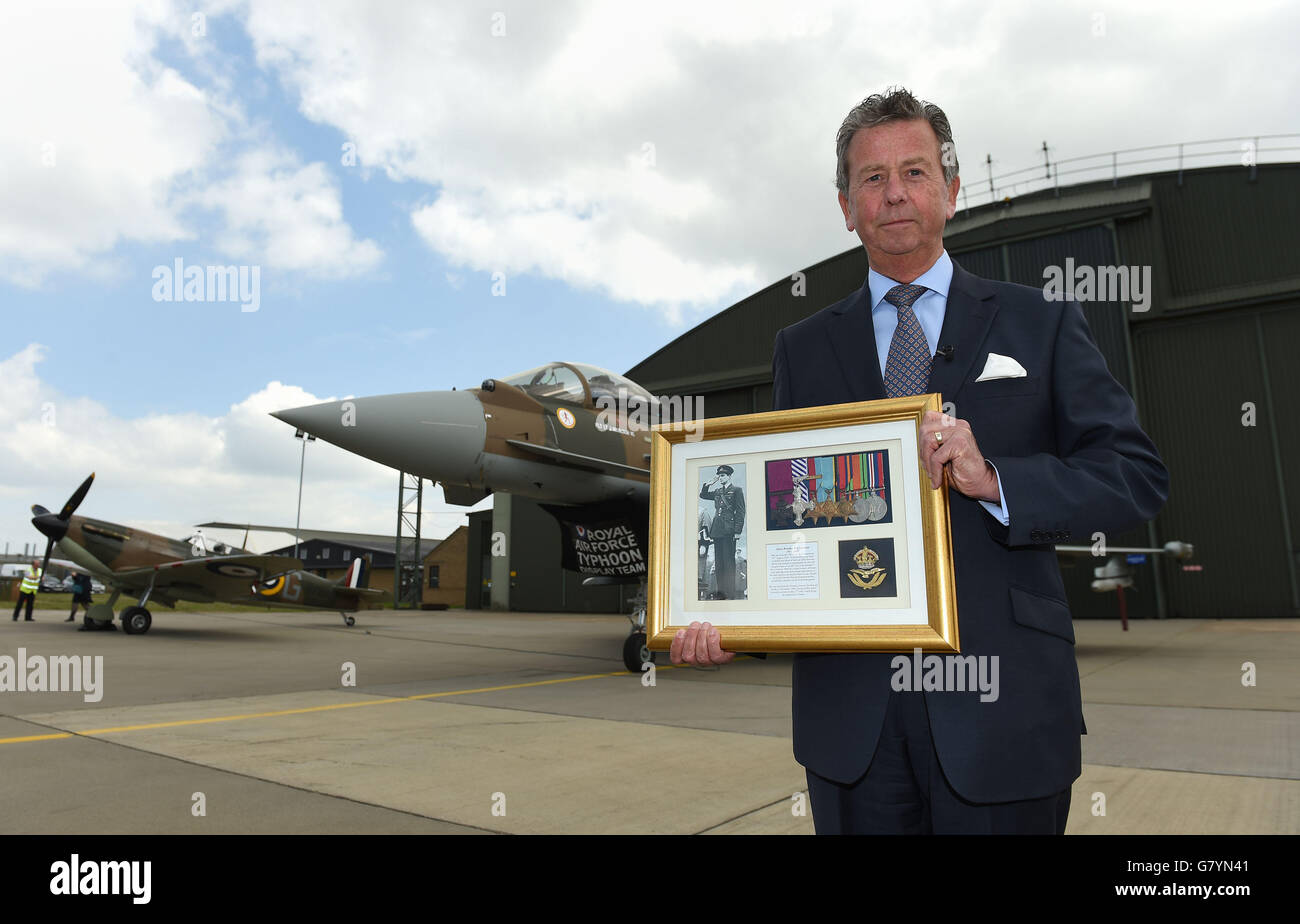 Jim Nicolson, second cousin of Hurricane pilot James Nicolson who ...