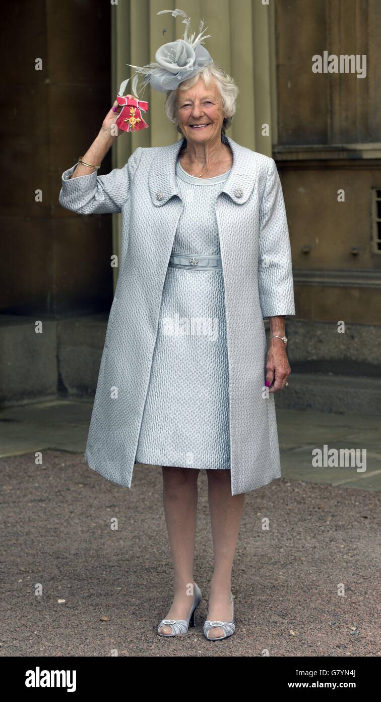 Susan Johnson with her OBE (Officer of the Order of the British Empire ...