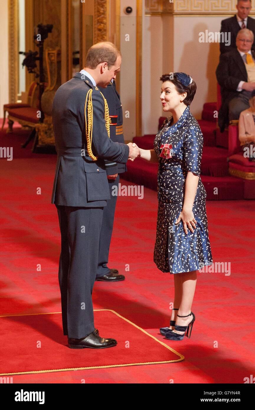 Is made obe duke cambridge investiture ceremony buckingham palace hi ...