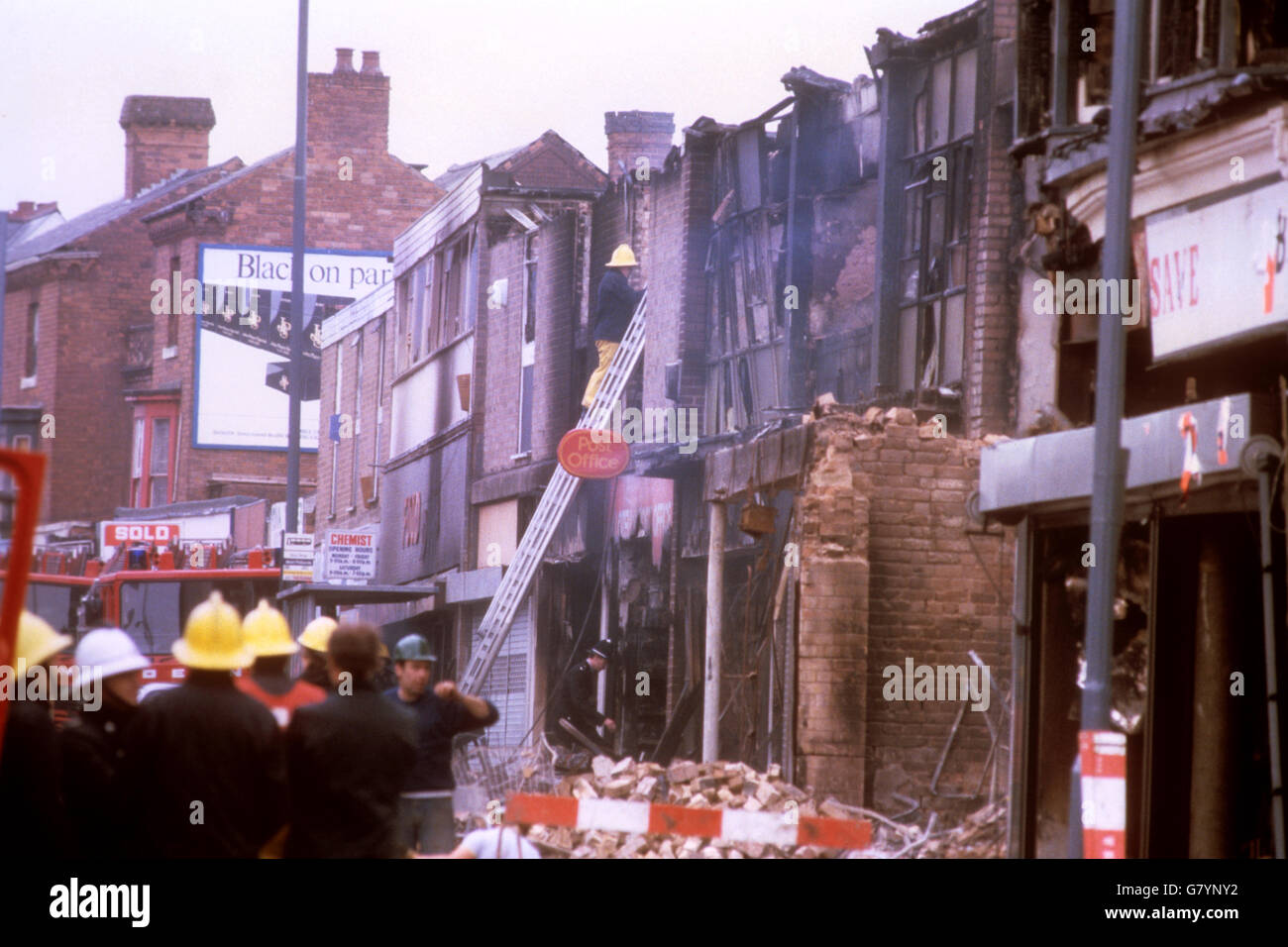 Crime - 1985 Handsworth Riots - Lozells Road, Birmingham Stock Photo ...