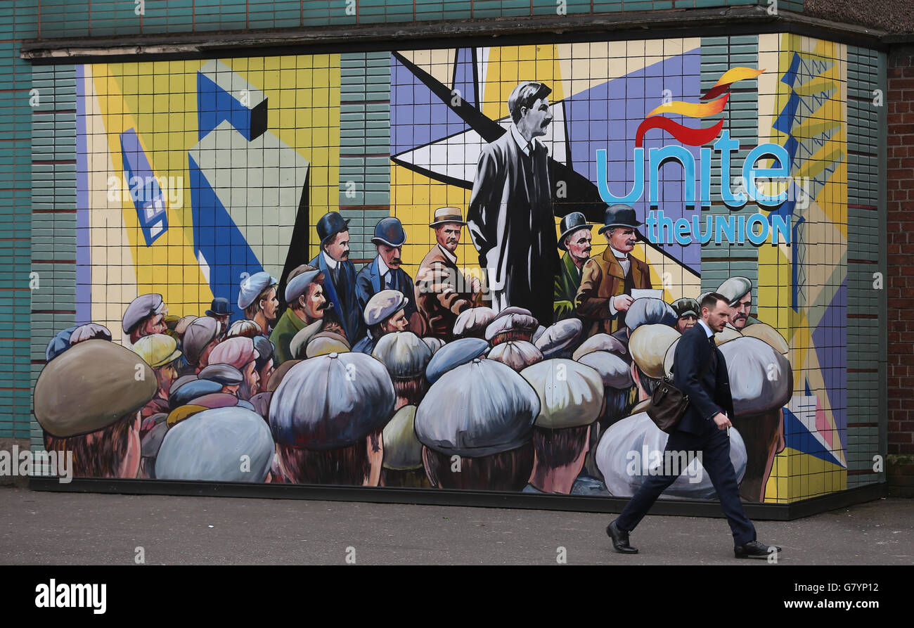 Unite trade union stock Stock Photo - Alamy