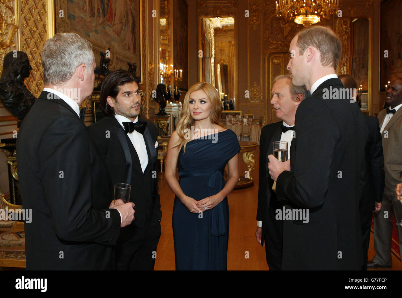 William attends Tusk dinner. 25th anniversary Stock Photo - Alamy