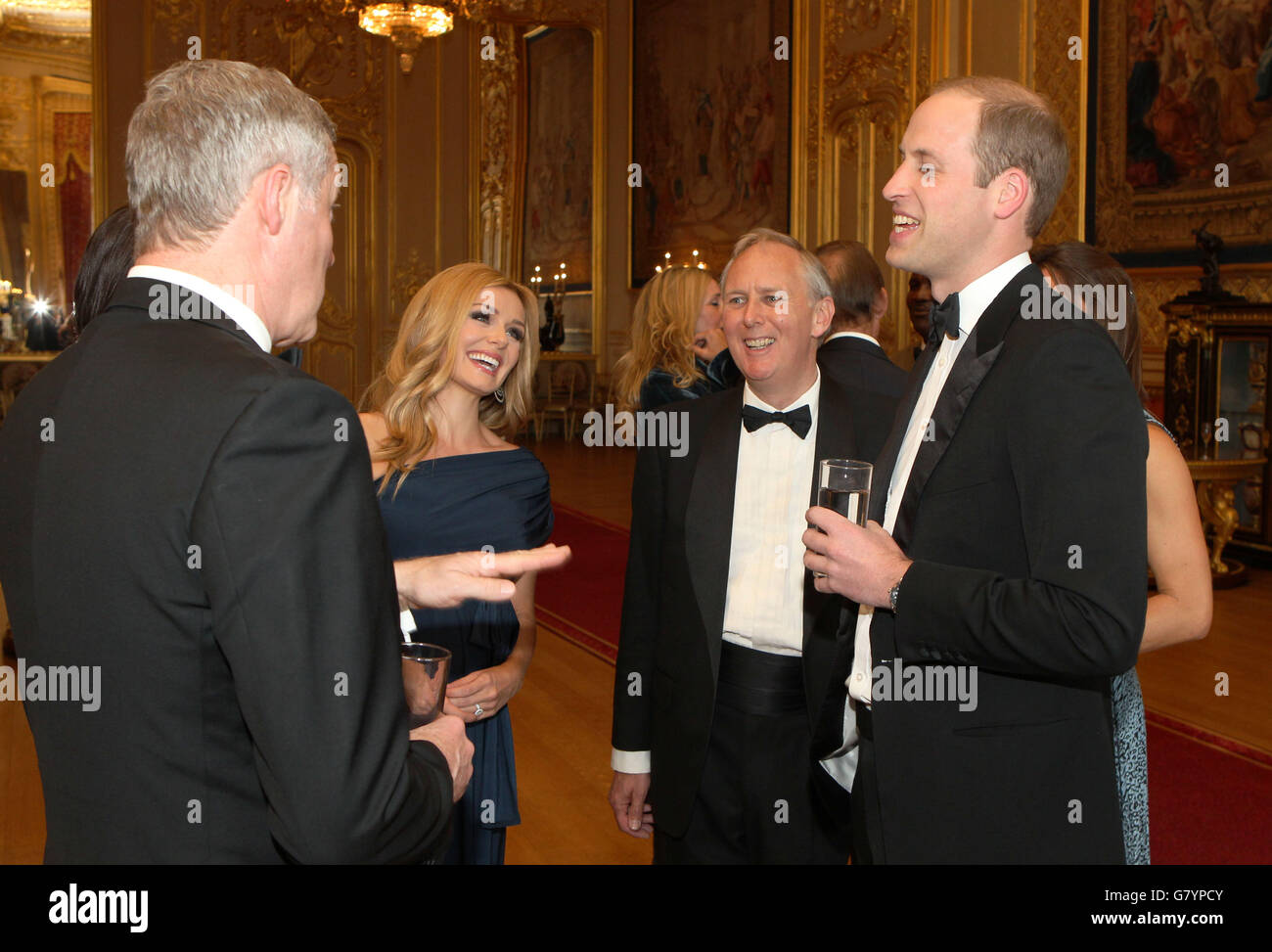 William attends Tusk dinner. 25th anniversary Stock Photo - Alamy