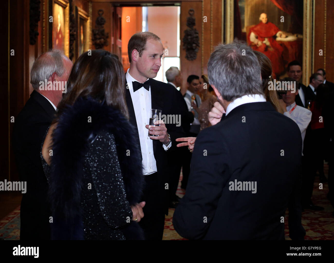 William attends Tusk dinner Stock Photo - Alamy