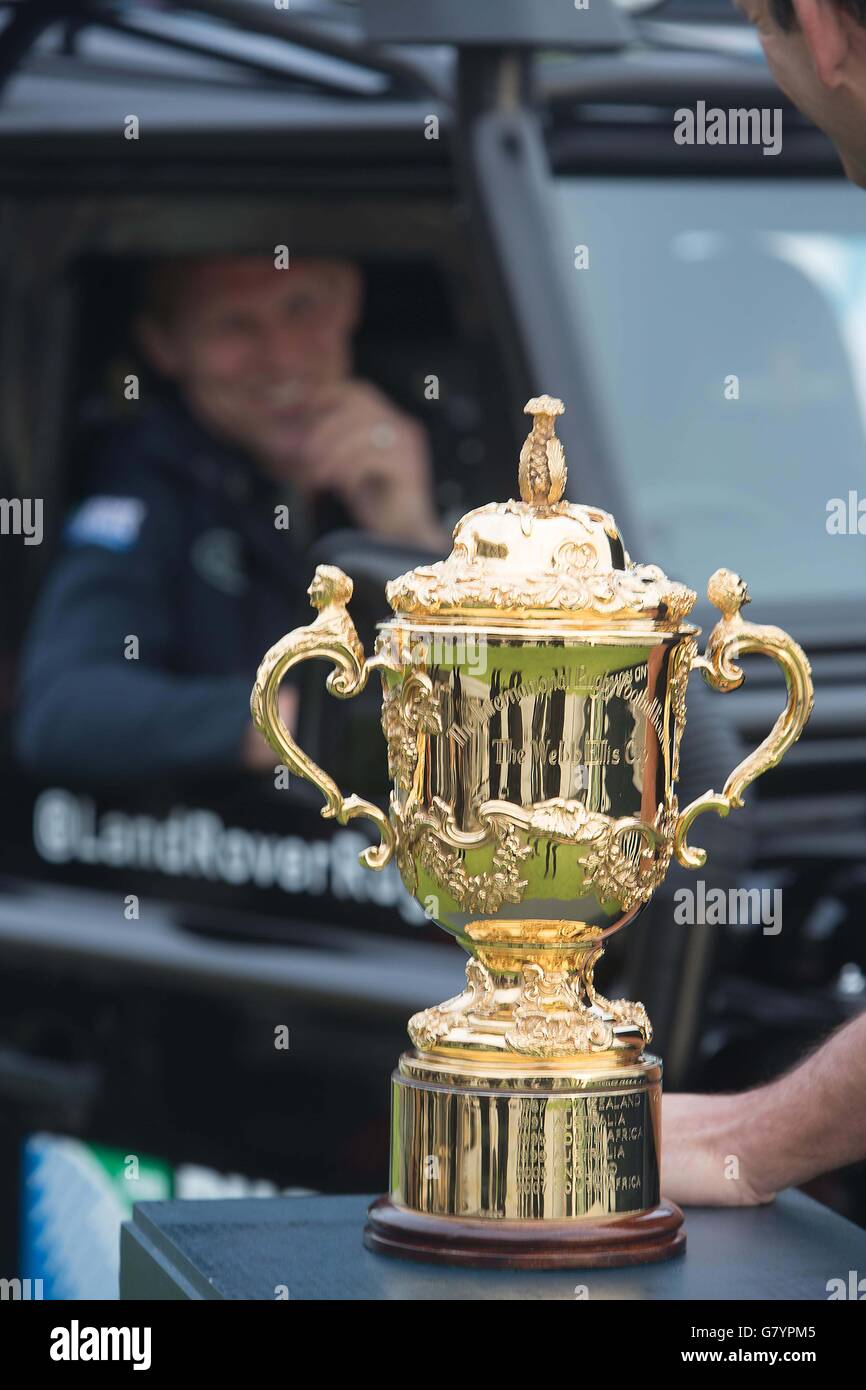 Webb Ellis Cup tour Stock Photo - Alamy