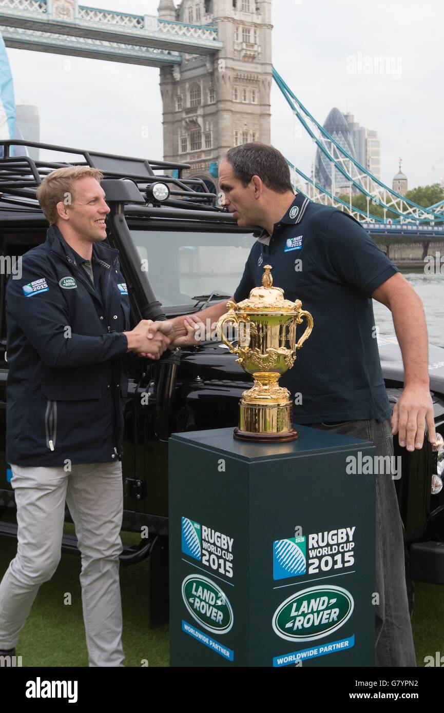 Land Rover Ambassador and Rugby World Cup 2003 winner Lewis Moody and ...