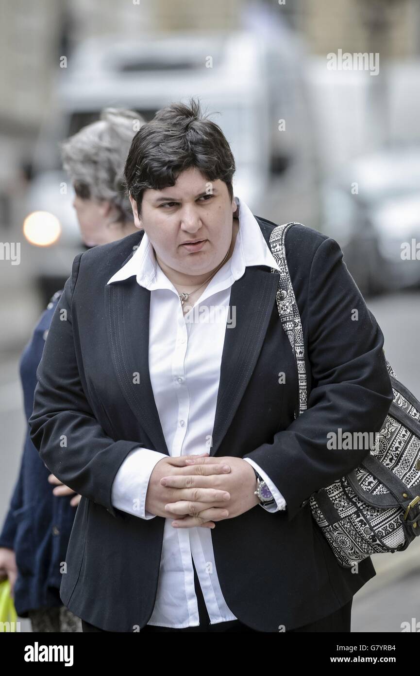Nurse amanda young arrives at bristol crown court hi-res stock ...