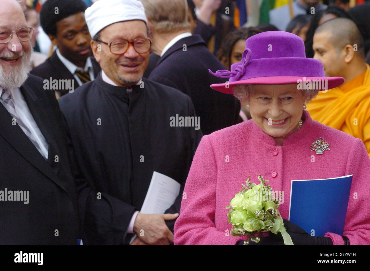 Observance for Commonwealth Day 2005 - Westminster Abbey Stock Photo ...