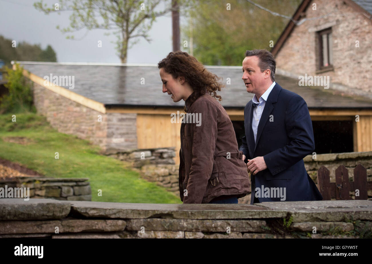 Prime Minister David Cameron meets Kayleigh Jones and her family at ...
