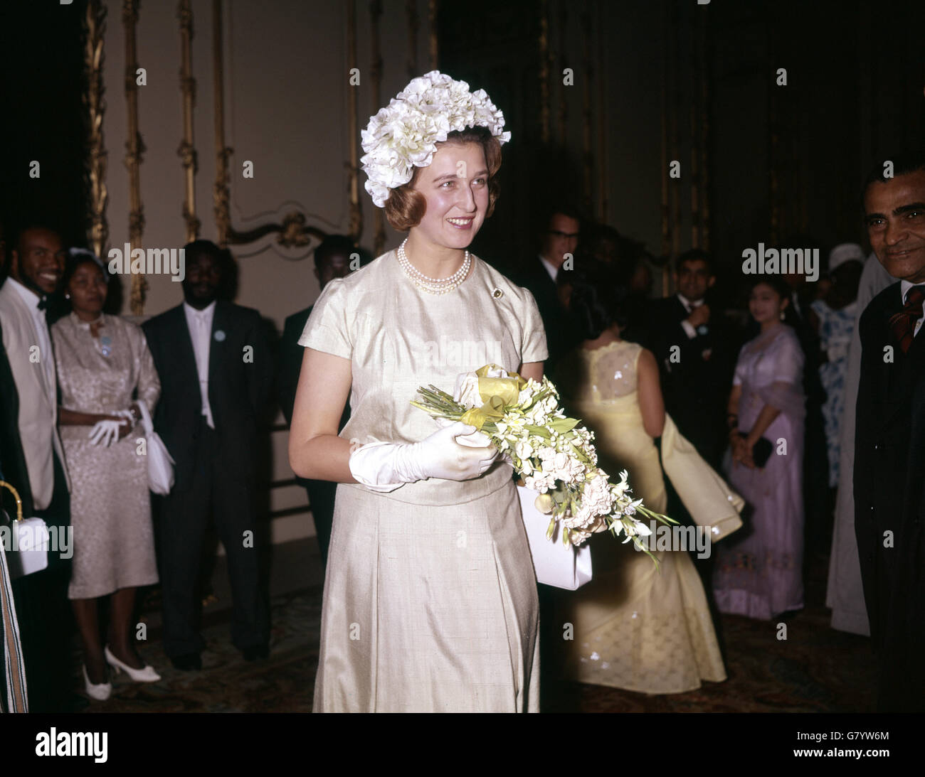 Princess alexandra at a lancaster house party for commonwealth teachers ...