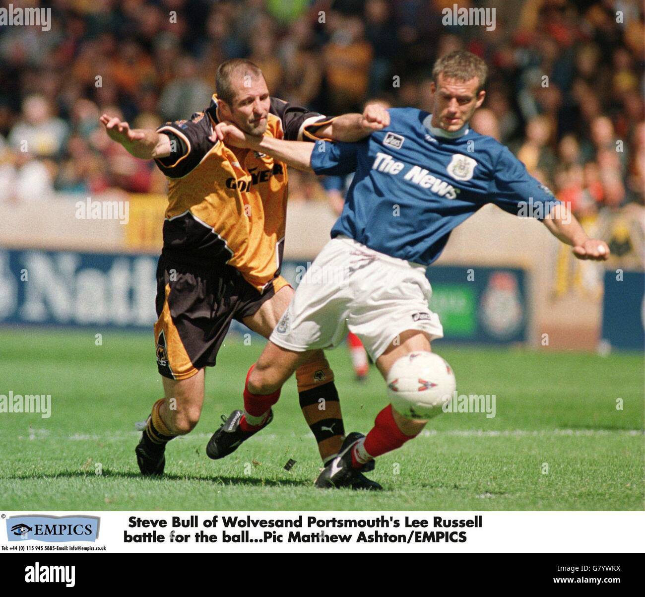 English Soccer - Wolverhampton Wanderers v Portsmouth. Steve Bull of ...