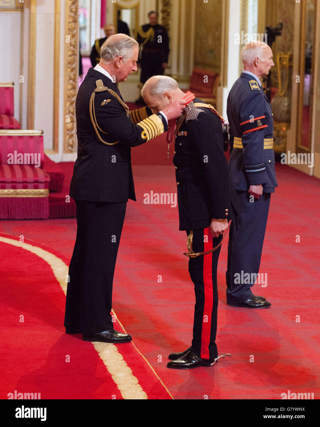 Colonel david swann made commander order british empire cbe hi-res ...