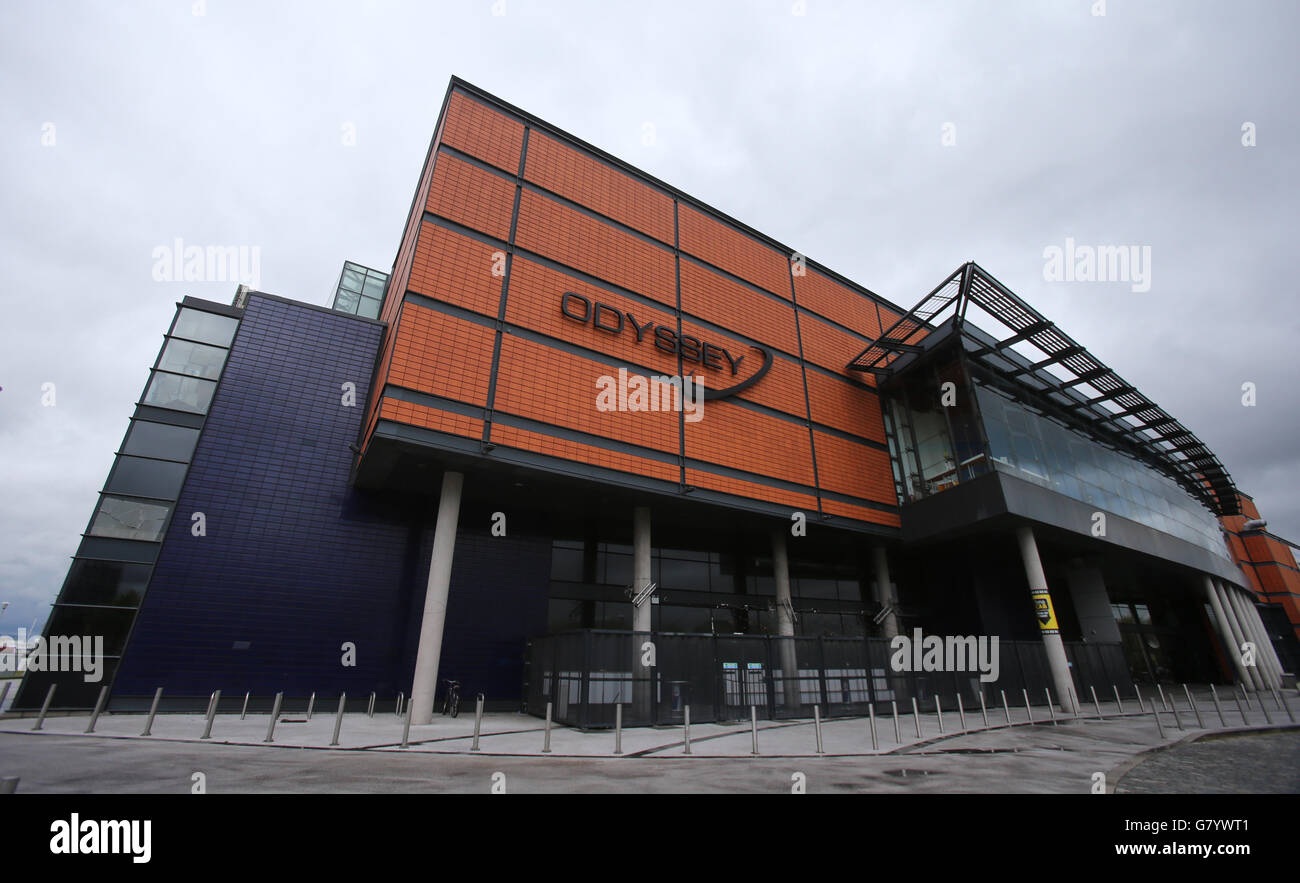 Odyssey Arena General Views. A general view of the Odyssey Arena in ...