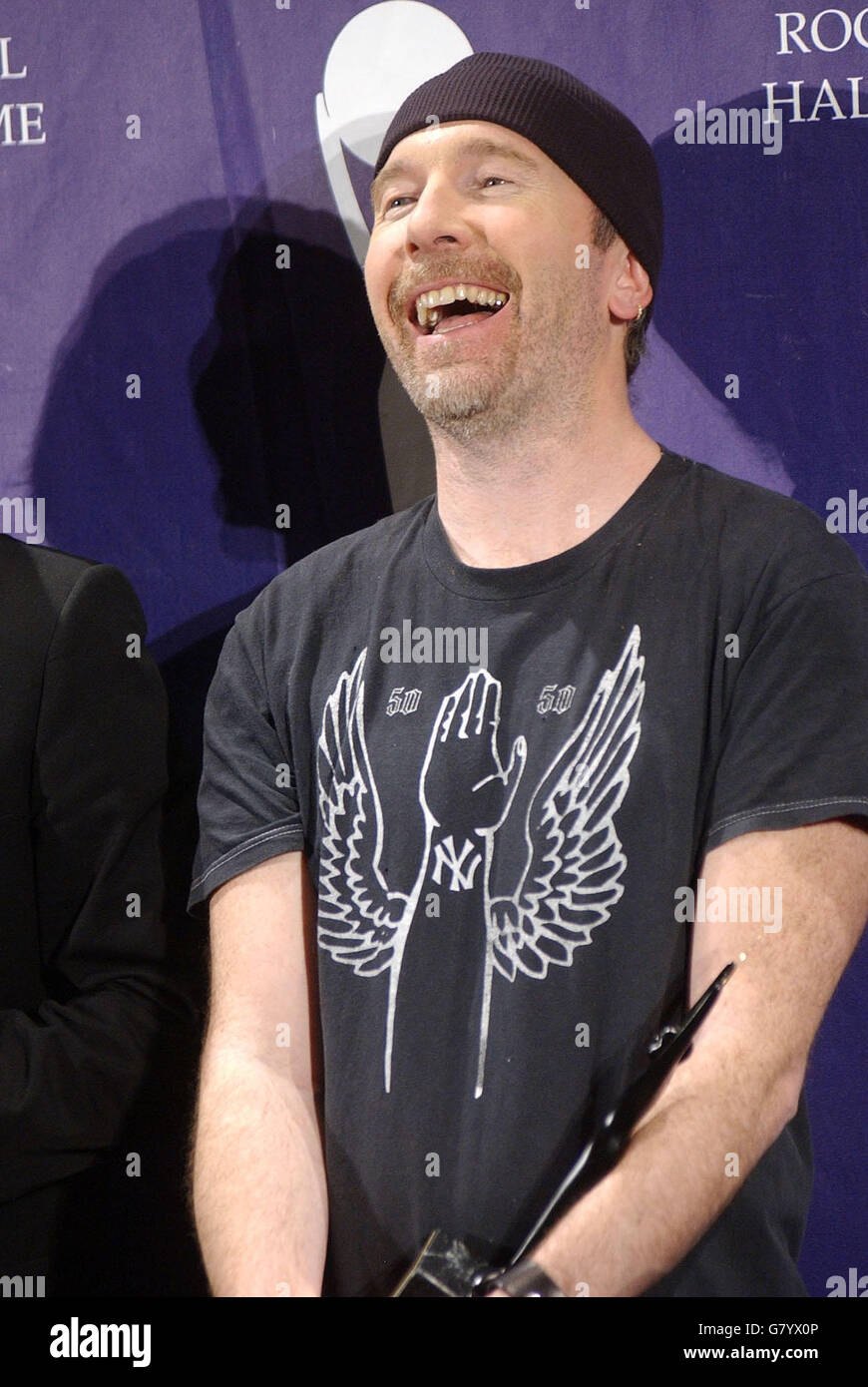 The Edge U2 Without Hat