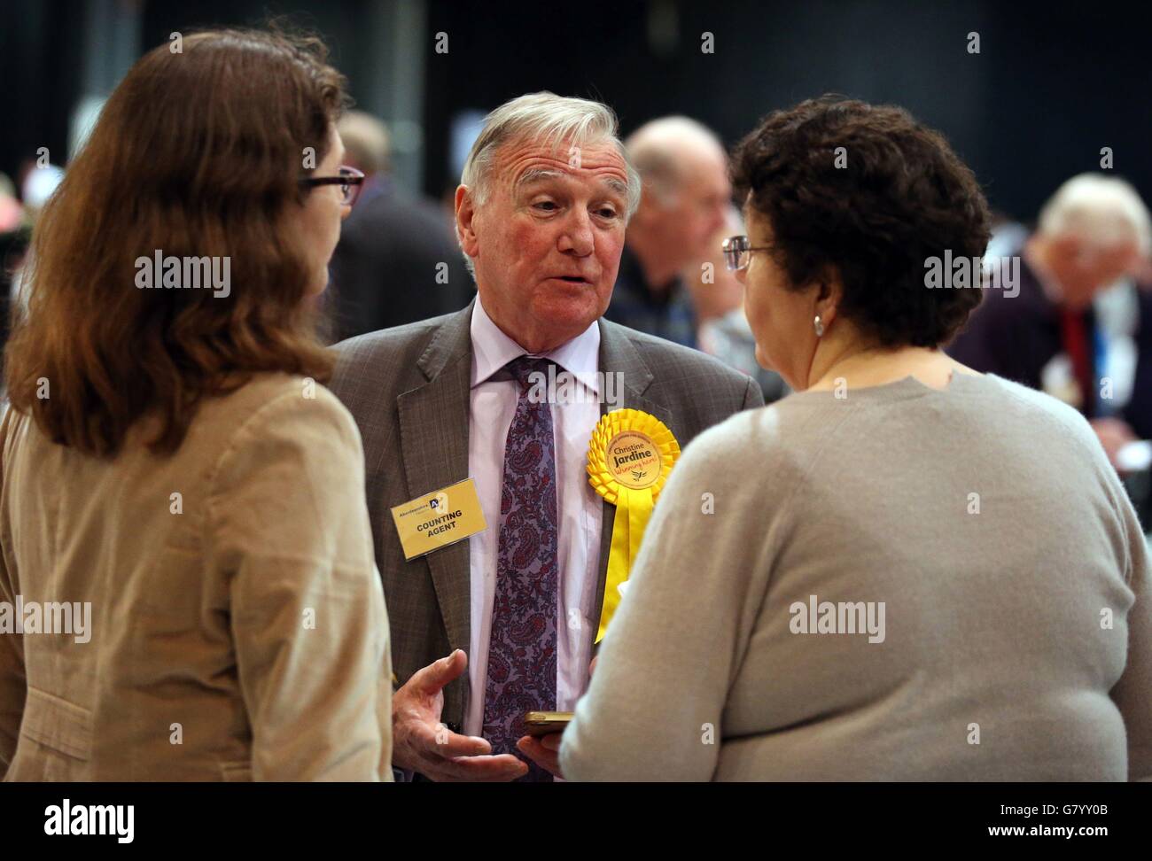 General Election 2015 declaration - May 7th Stock Photo - Alamy