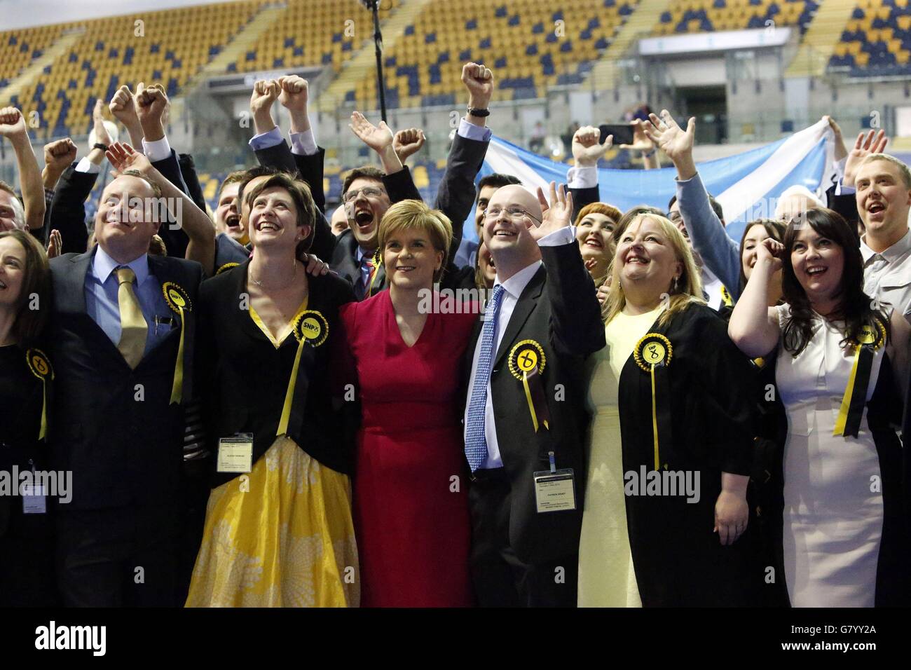 General Election 2015 declaration - May 7th Stock Photo - Alamy