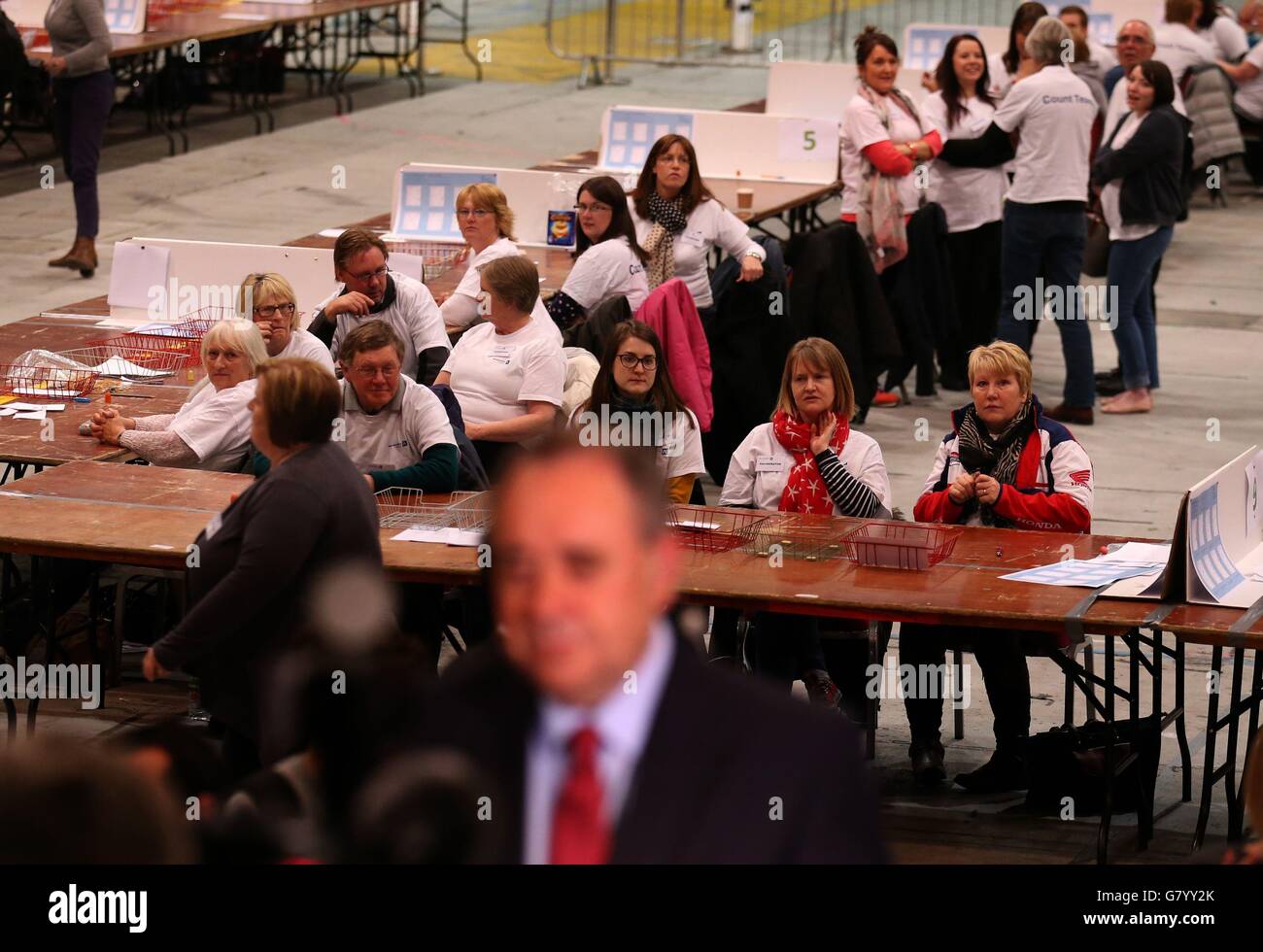 General Election 2015 declaration - May 7th Stock Photo - Alamy