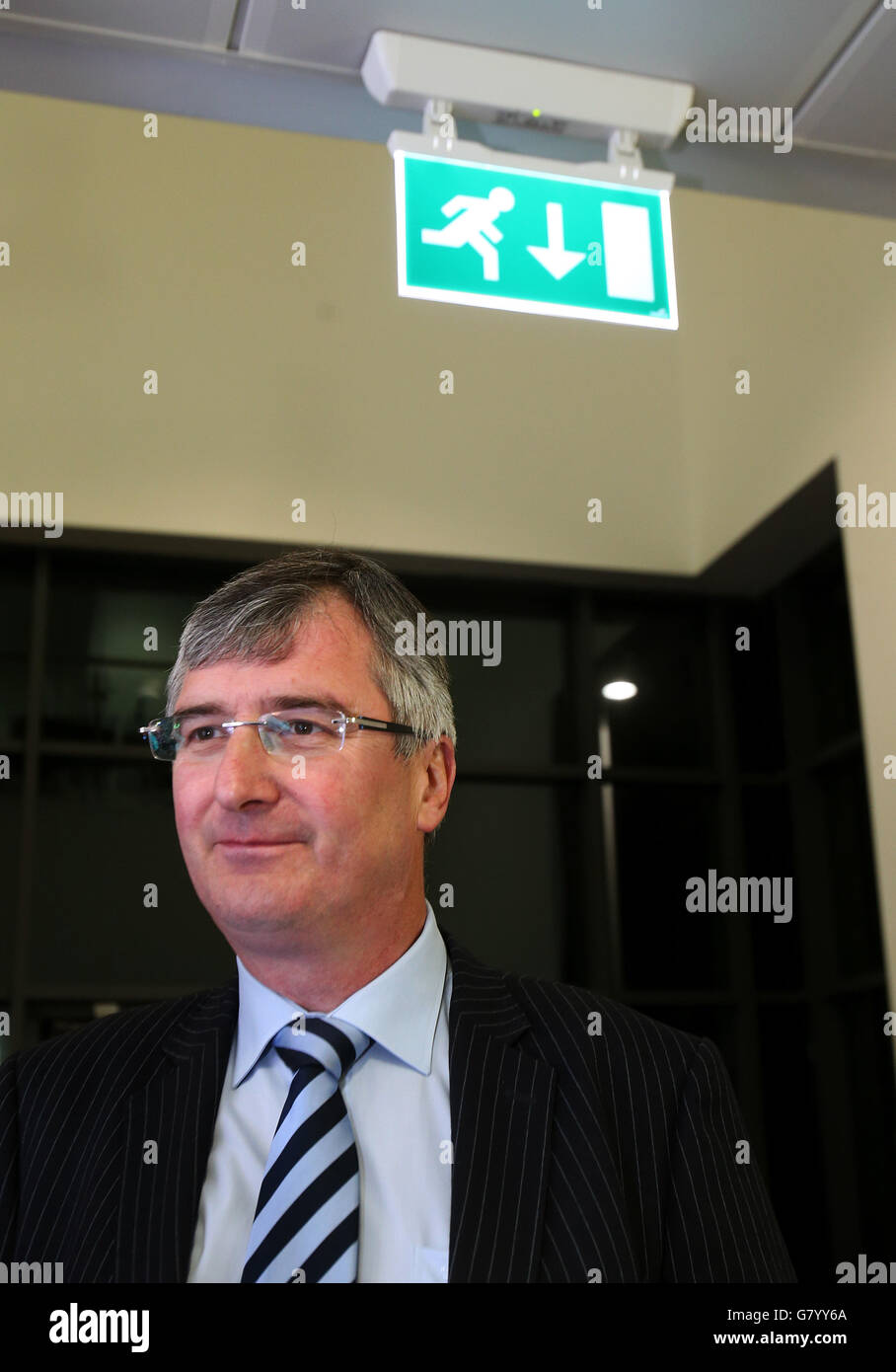UUP candidate for Fermanagh and South Tyrone, Tom Elliott, arrives at ...