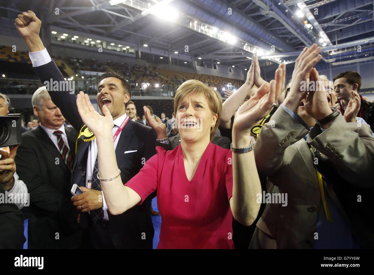 General Election 2015 declaration - May 7th Stock Photo - Alamy