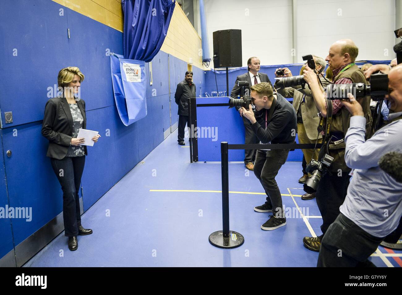 General Election 2015 declaration - May 7th Stock Photo - Alamy