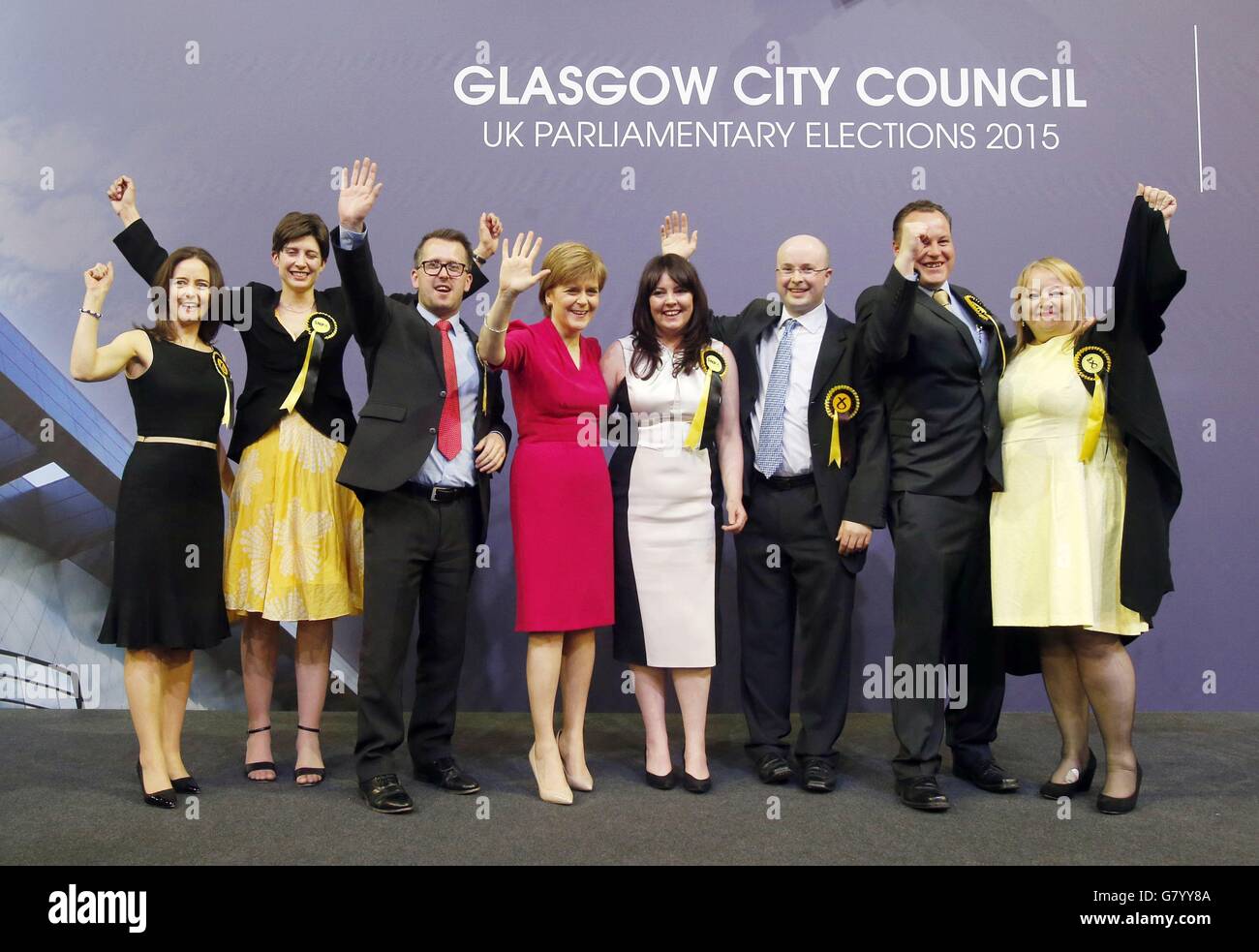 General Election 2015 declaration - May 7th Stock Photo - Alamy