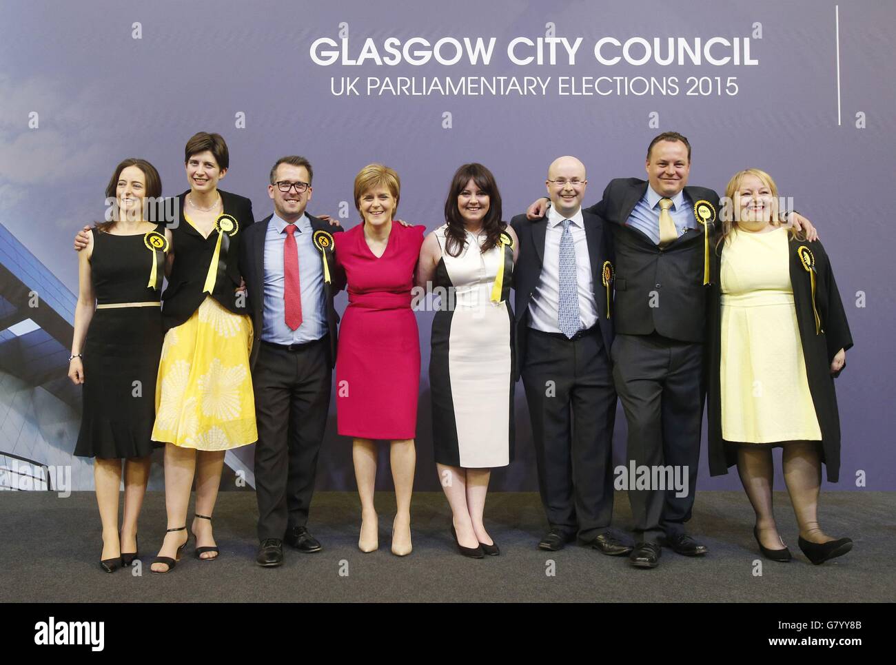 General Election 2015 declaration - May 7th Stock Photo - Alamy