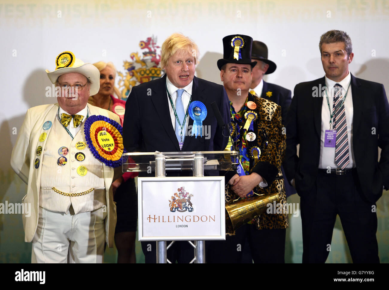 General Election 2015 declaration - May 7th Stock Photo - Alamy