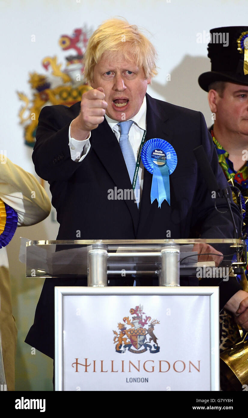 General Election 2015 declaration - May 7th Stock Photo - Alamy