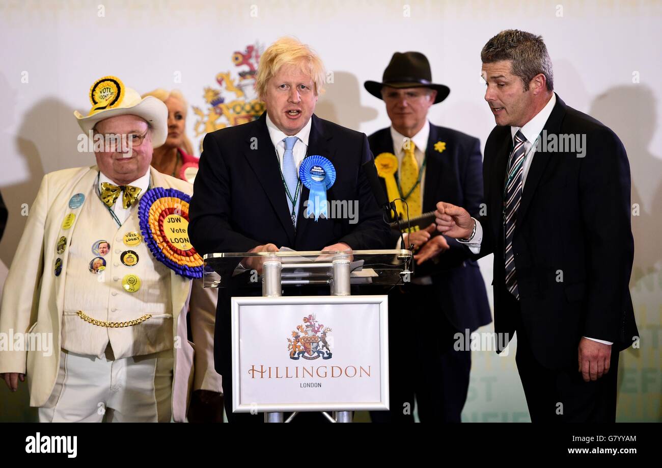 General Election 2015 declaration - May 7th Stock Photo - Alamy