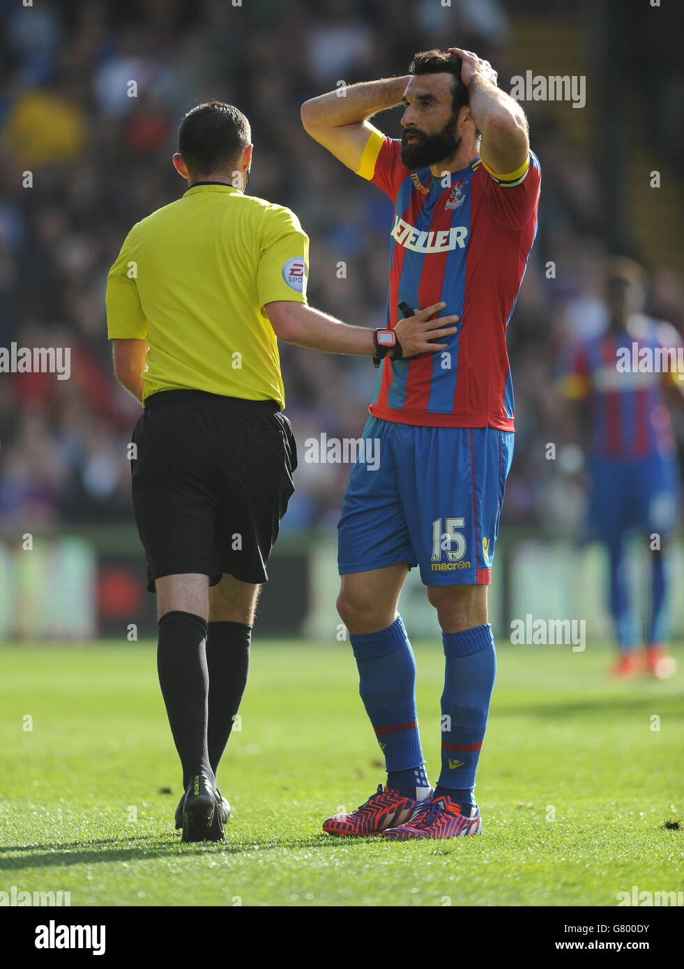 Crystal Palace's Mile Jedinak can't believe referee Michael Oliver has ...